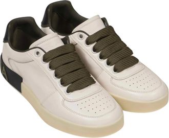 Dolce & Gabbana Homme, Chaussures, Blanc, Taille: 41 EU Portofino Baskets