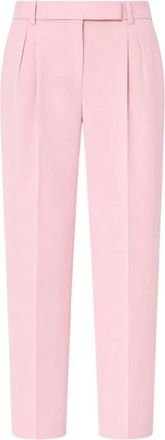 Max Mara Femme, Pantalons, Rose, Taille: 36 FR Pantalon Coupe Carotte en Cady