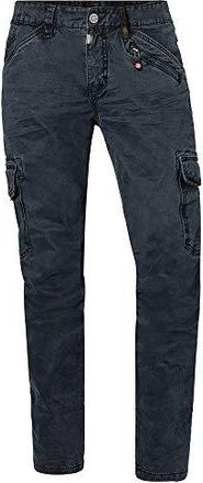 Timezone Regular Ben Cargo Pantalons, Bleu Nuit foncé (3115), 31W x 32L Homme