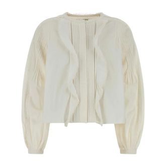 Isabel Marant Damen, Blusen & Hemden, Wei&szlig;, MGr&ouml;&szlig;e