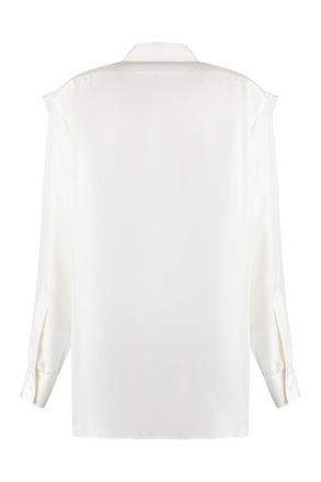 Burberry Silk Shirt - White