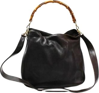 Gucci Sac bandouli&egrave;re vintage Pre-owned - Femme - Pre-owned - Brun - Taille: ONE Size
