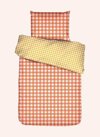 Essenza Essenza Bettwäsche Checking-In orange