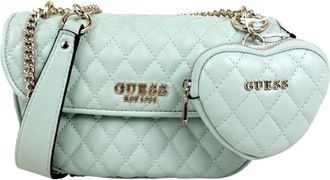 Guess Atabey Convertible Xbody Flap - - Bags - Damen - Gr&uuml;n - ONE SIZE