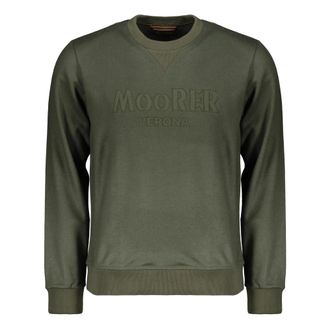 Moorer Rundhals-Sweatshirt mit Logo - - Sweatshirts & Hoodies - Herren - Gr&uuml;n - M