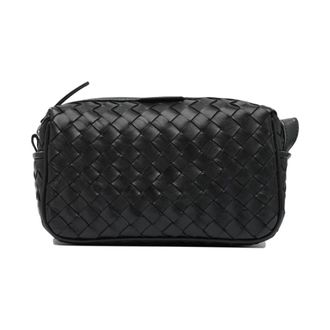 Officine Creative Armor 014 Gewebte Leder Pochette - - Bags - Herren - Schwarzk - ONE SIZE