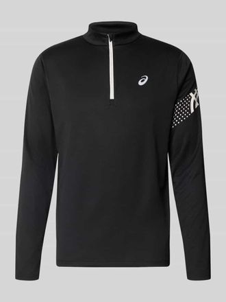 Asics Langarmshirt mit Troyer-Kragen Modell ICON