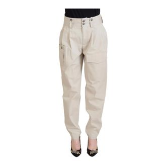 Dolce & Gabbana Femme, Pantalons, Beige, Taille: 34 FR Jeans