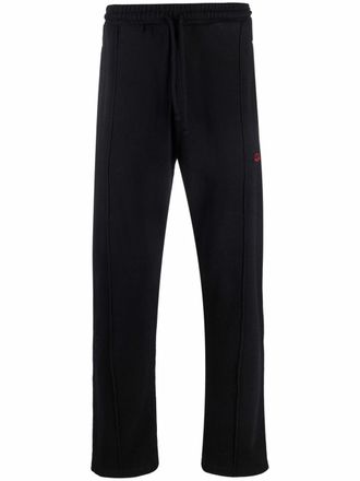 424 pantalon de jogging à logo brodé - Noir