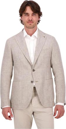 Tagliatore Homme, Vestes, Beige, Taille: XL Veste Laine / Lin