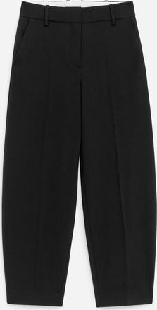 Arket Hose Mit Barrel Leg Und Rei&szlig;verschlussdetails -Schwarz