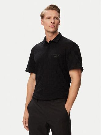 HUGO BOSS Poloshirt Spirit70Jacq S 50560415 Schwarz Regular Fit