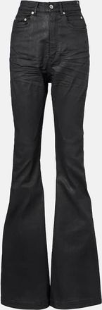 Rick Owens Jean bootcut Bolan à taille haute