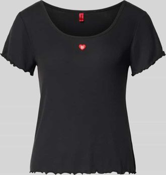 HUGO BOSS Regular Fit Pyjama-T-Shirt aus Modal-Mix Modell HUGO HEART