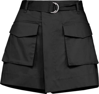 Bomboogie Femme, Shorts, Noir, Taille: 36 FR Shorts M&eacute;lange de Coton