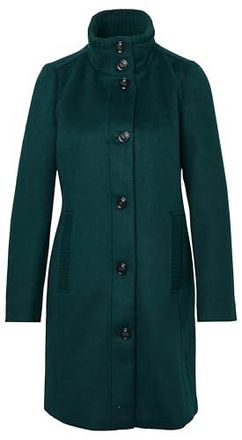 s.Oliver 2166596 Manteau, Bleu/Vert, 40 Femme