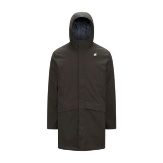 K-Way Jarno Twill Marmotta Jacke - - Jackets - Herren - Gr&uuml;n - L