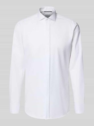 Eterna Slim Fit Business-Hemd mit verdeckter Knopfleiste