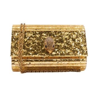 Kurt Geiger Femme, Sacs, Jaune, Taille: ONE Size Party Eagle Clutch