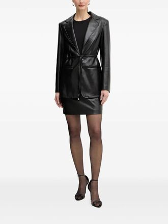 Guess Co minijupe &agrave; d&eacute;tail de noeud - Noir