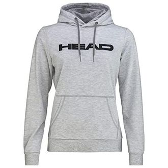Head Head Femme Club Rosie Hoodie Femme Jacket, Grey Melange, XS EU
