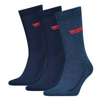 Levi's Unisex Classic Socks, Navy, 39/42