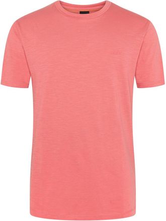 HUGO BOSS Leichtes T-Shirt mit gummiertem Logo-Schriftzug in
