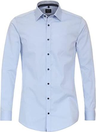Venti Chemise daffaires unie Body Fit, bleu clair, 43