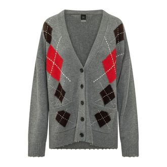 Pinko Pinko, Femme, Pulls, Gris, Taille: 36 FR Bristol Cardigan Arg