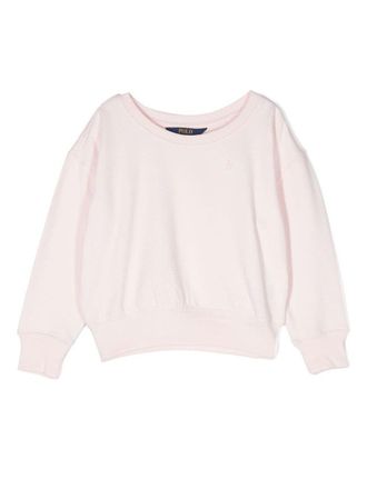 Polo Ralph Lauren Cotton-Blend Crewneck Sweatshirt - Pink