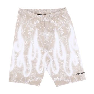 Vision Of Super Bandana Print Radlerhose Leggings - - Sport - Damen - Beige - S
