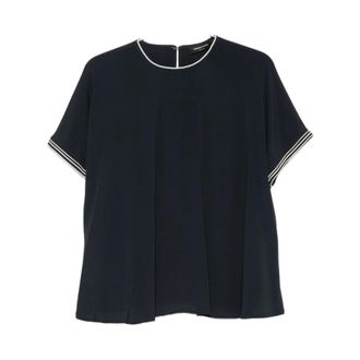 Fabiana Filippi Rundhals-Oberteil - - Blouses & Shirts - Damen - Blau - S