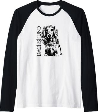 Creativemotions Langhaariger Dackel Raglan