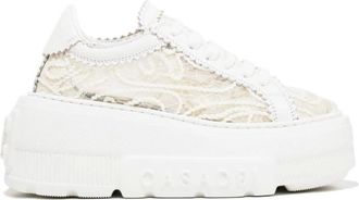 Casadei Femme, Chaussures, Blanc, Taille: 35 1/2 EU Nexus Chantilly Baskets