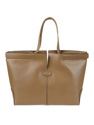 Tod's Tods Shopper & Totes - Structured Tote Bag In Warm Beige - Gr. unisize - in Braun - für Damen
