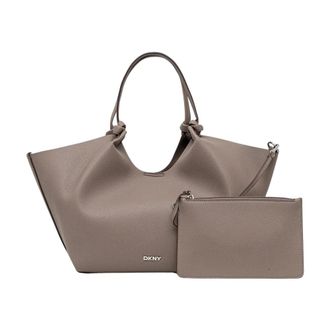 DKNY Dkny - Paula Medium Tote - Femme - Sacs - Beige - Taille: ONE Size