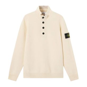 Stone Island Homme, Pulls, Beige, Taille: 2XL Pull &agrave; col roul&eacute; en laine