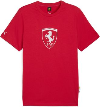 Puma T-shirt &agrave; &eacute;cusson ton sur ton Sportswear Scuderia Ferrari Homme, Accessoires, Rouge, XL