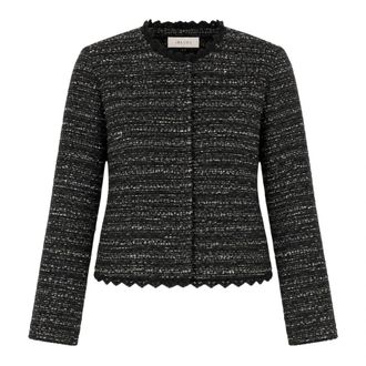 iBlues Ibldritto Tweedjacke - - Jackets - Damen - Schwarzk - S