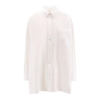 The Row Femme, Blouses et Chemises, Blanc, Taille: 34 FR Chemise Blanche à Boutons Manches Longues