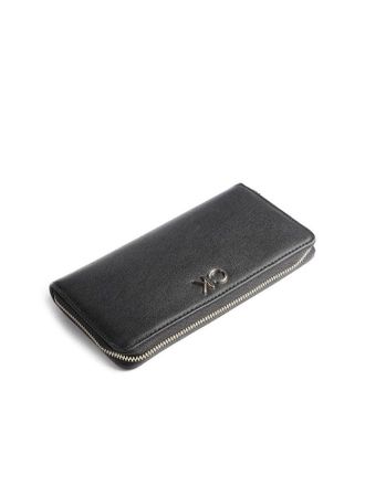 Calvin Klein Womens Wallet Ck Black Leather Bags