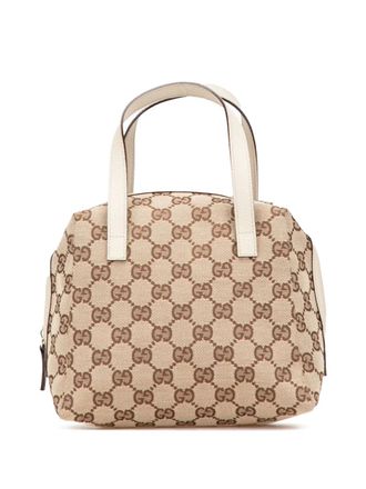 Gucci sac à main en toile GG (2000-2015) - Marron