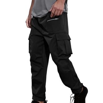 Generic Jogging Homme Pantalon Jogging Homme Pantalon Survetement Homme Confortable Classique - Cargo Outdoor Homme avec Poches Utilitaires - Taille &Eacute;lastique