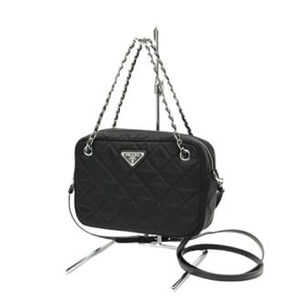 Prada Pre-owned Nylon Shoulder Bag - - Pre-owned - Damen - Schwarzk - ONE SIZE