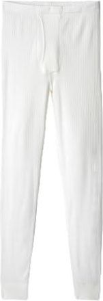 Damart Cale&ccedil;on Ouvert Thermolactyl, C&ocirc;tes Molletonn&eacute;es, Homme, Blanc, Taille L