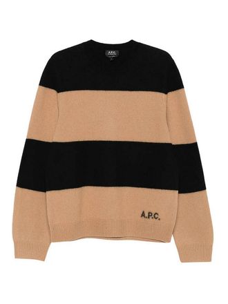 A.P.C. A. P.C. Pull Col Rond - Camel