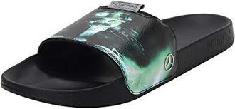 Puma Mapf1 Graphic Leadcat FTR Slide Sandales unisexes, Noir, 43 EU