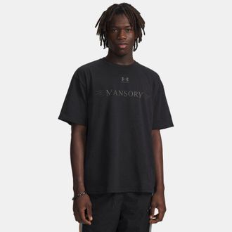 Under Armour x Mansory Heavyweight Wheel Kurzarm-Oberteil f&uuml;r Herren Schwarz / Castlerock XXL