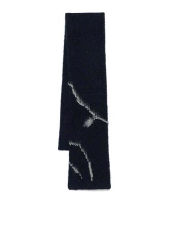 Dries Van Noten &Eacute;charpe - Bleu