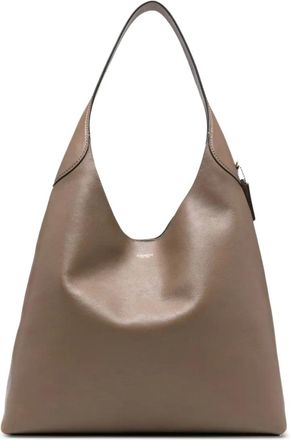 Coach sac porté épaule 39 Brooklyn en cuir - Marron